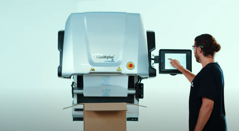 FOAMplus® Bag Packer² – Foam Packaging at the Press of a Button